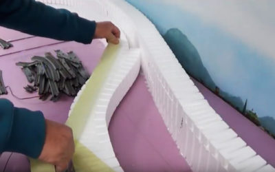 How to Tape the Top of Woodland Scenics Risers | N Scale Model Trains ...